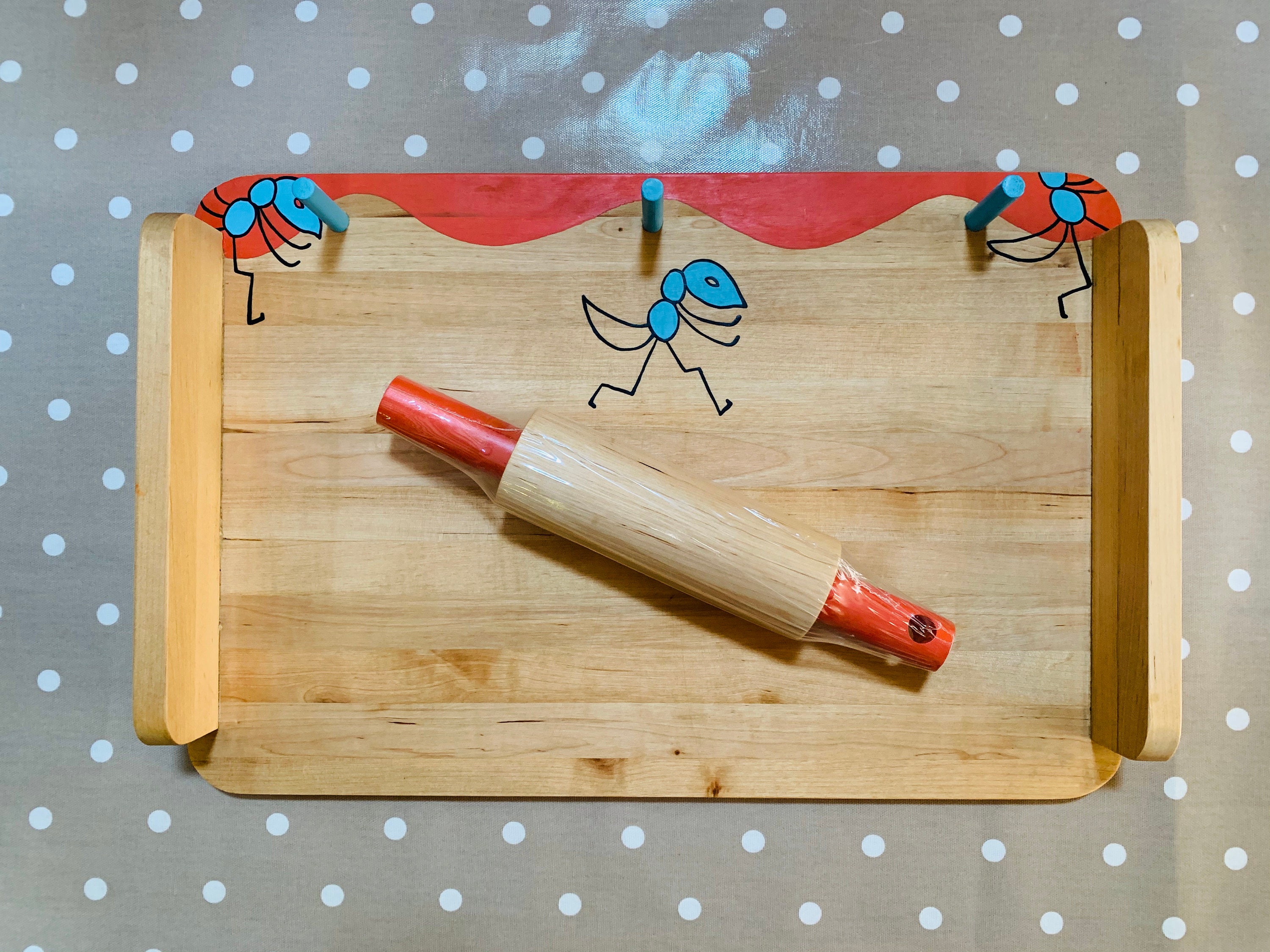 Pastry Board With Rolling Pin - Etsy