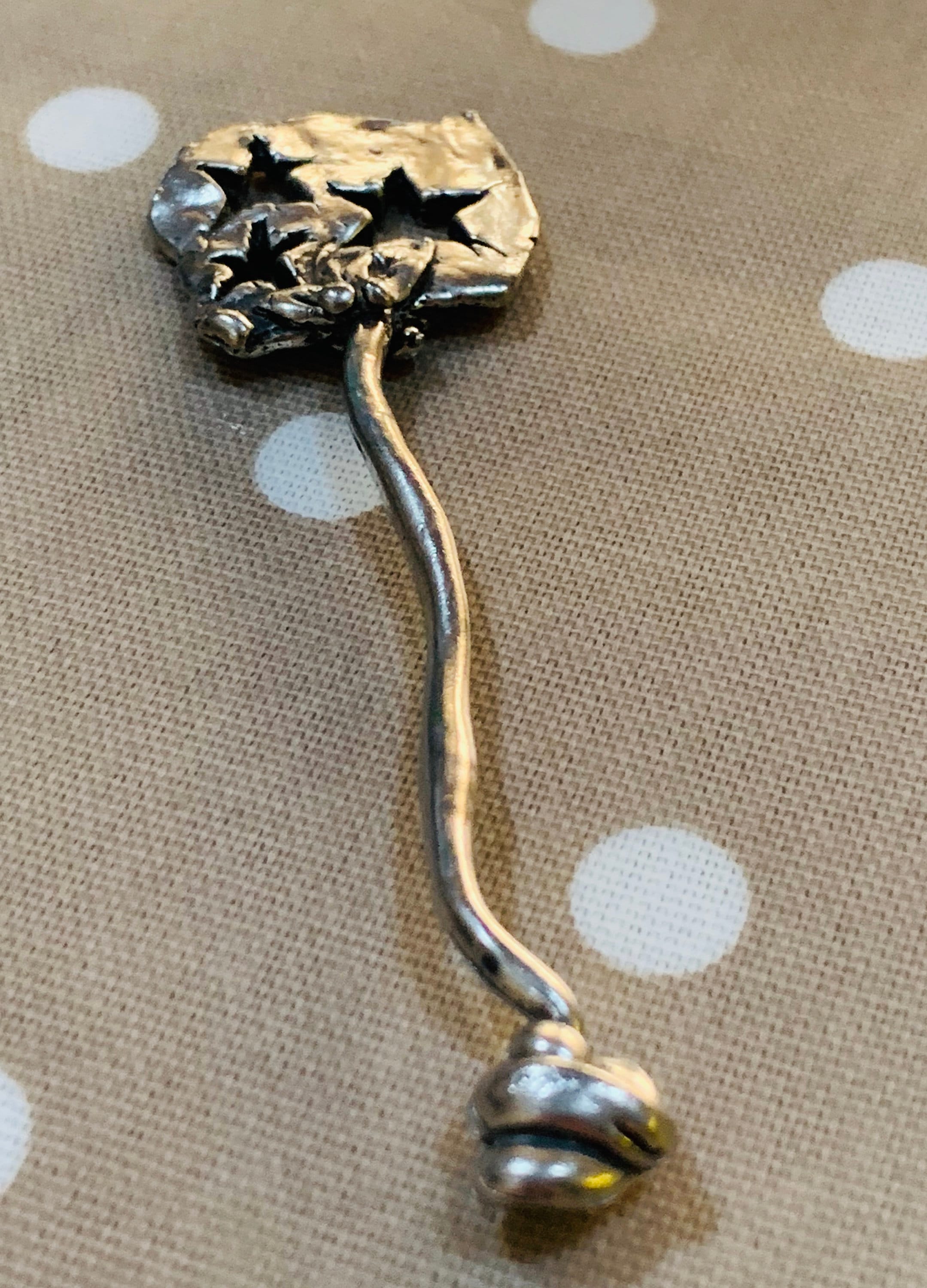 Handmade Pewter and Silver Bubble Wand - Etsy
