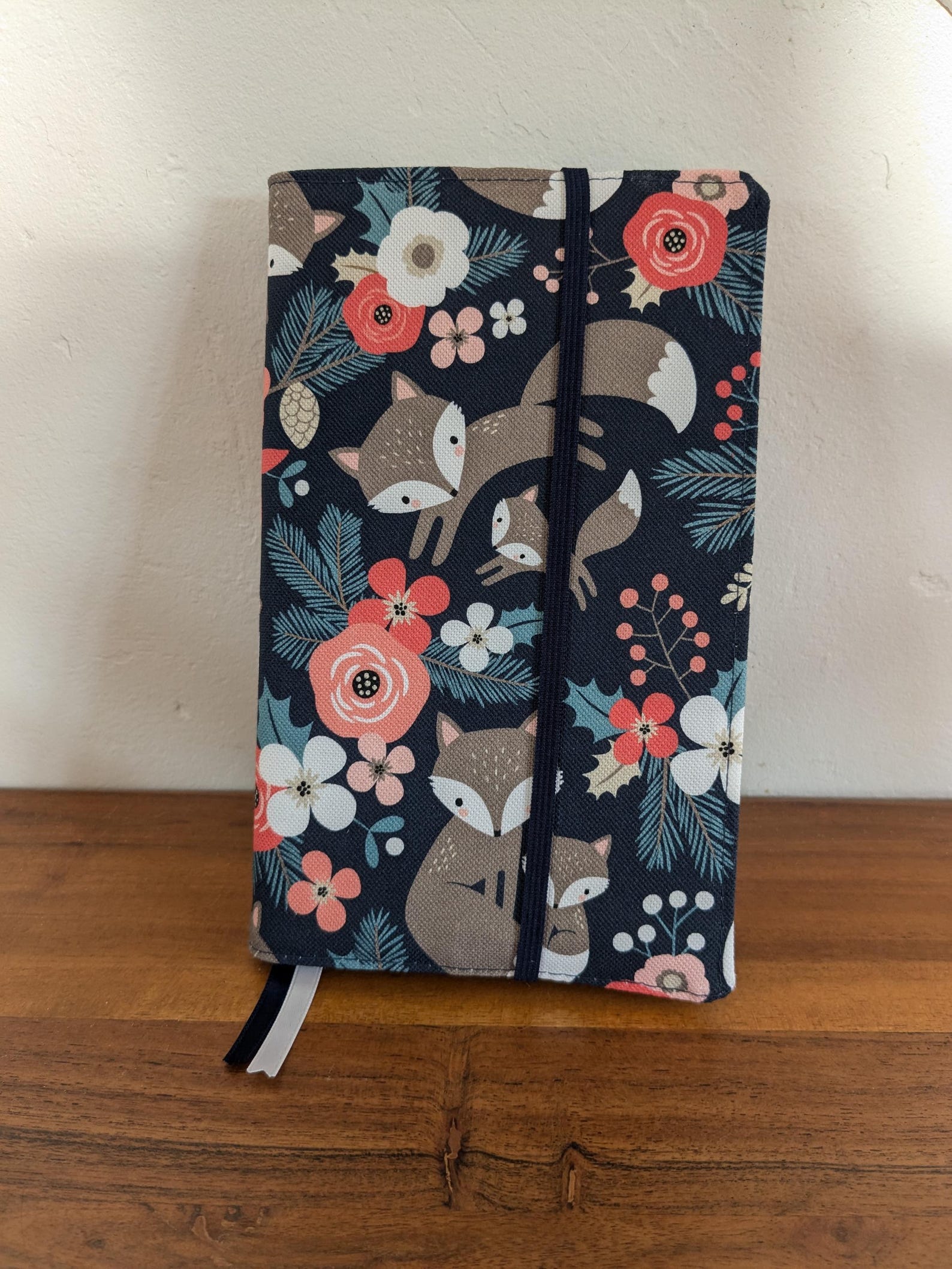 Adjustable Fabric Book Cover Fox Large Format Book Cover Pocket Format ...