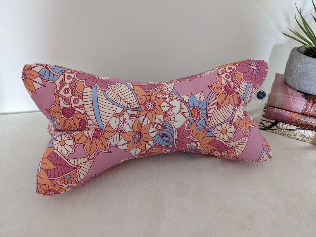 Ergonomic Reading Cushion Pink Mandala Cervical Reading Bones Wedge ...