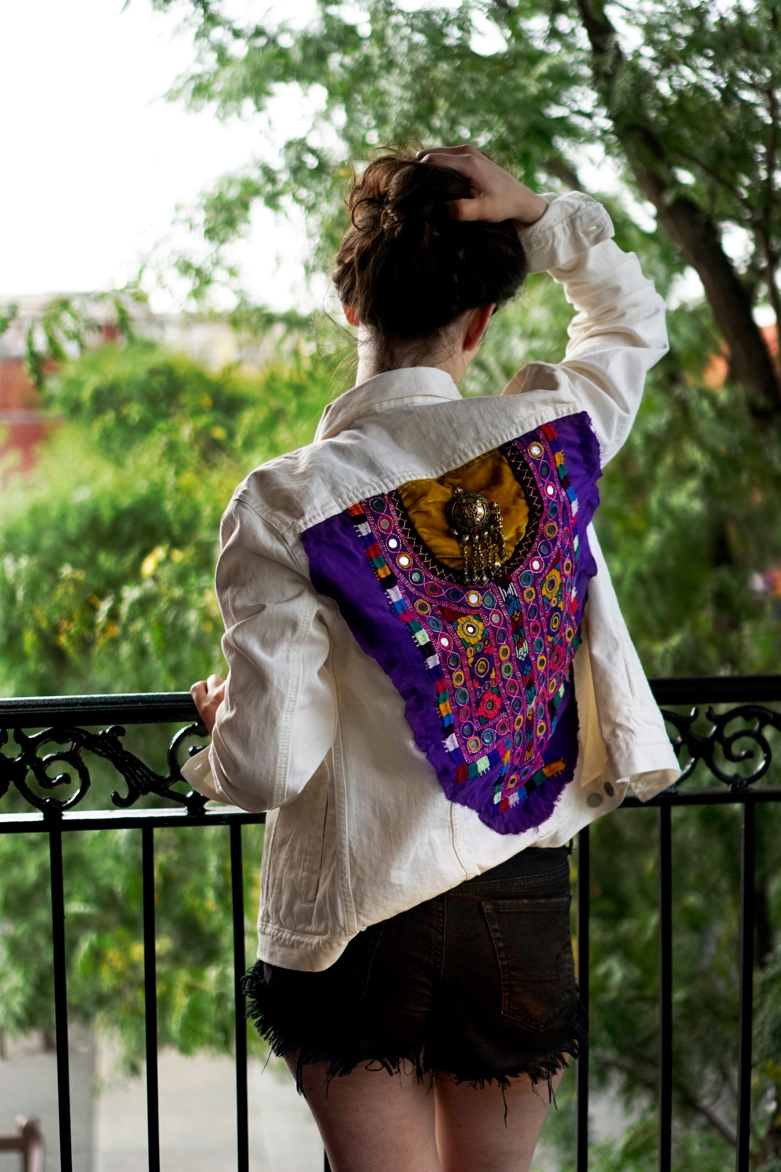 Embellished Bohemian Denim Jacket - Etsy