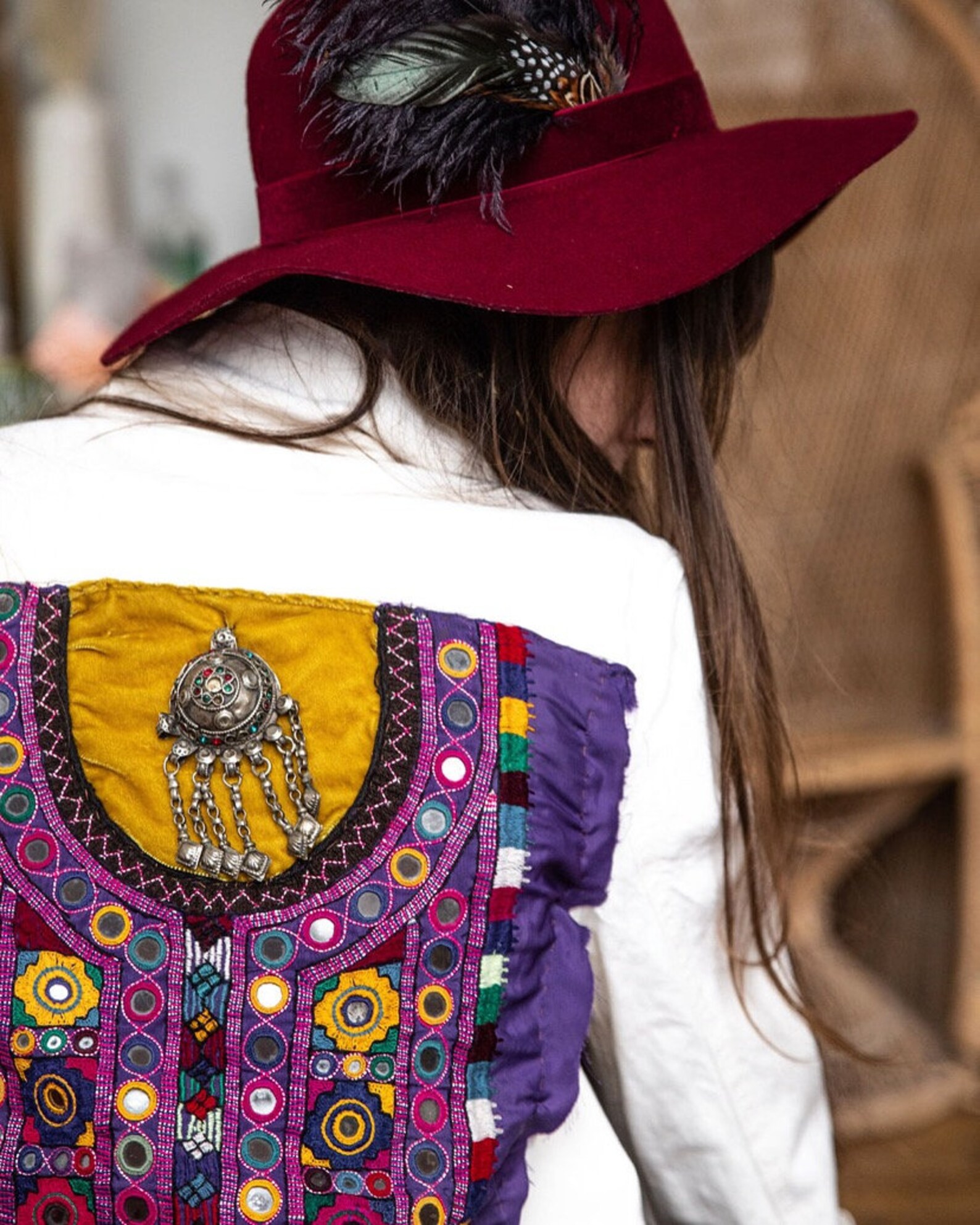 Embellished Bohemian Denim Jacket - Etsy