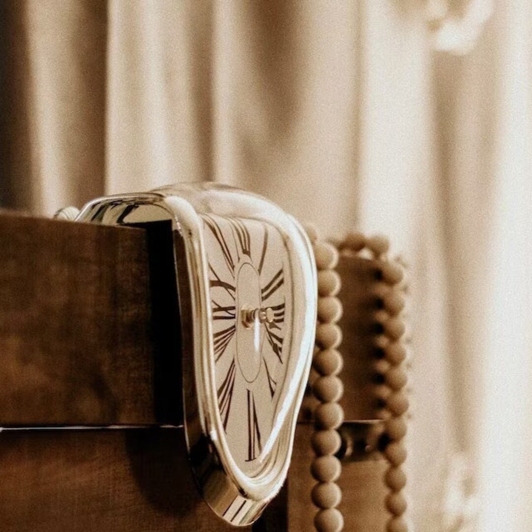 Elegant Melting Clock Salvador Dali Style Timeless Art for Your Home ...