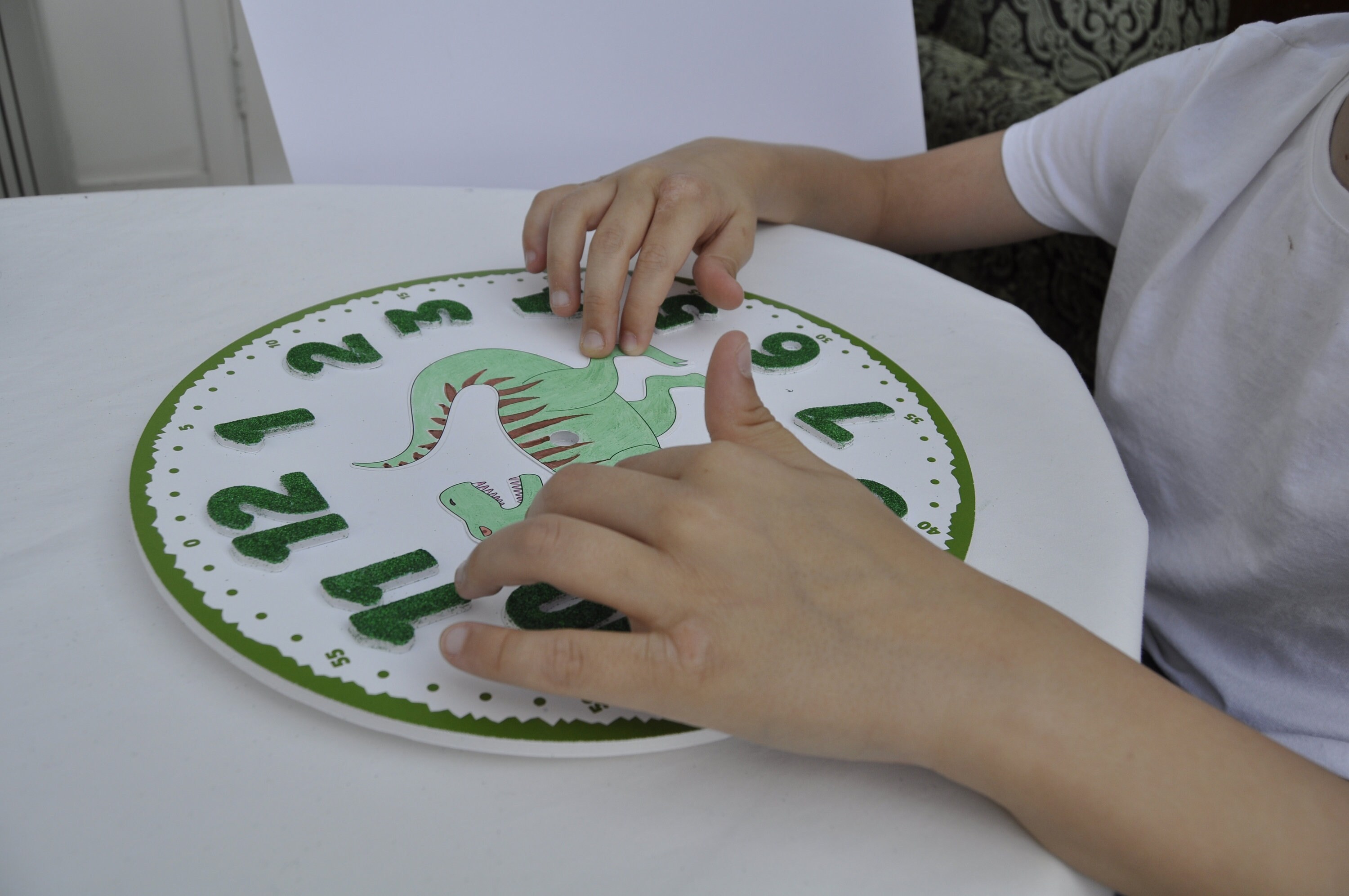 Dinosaur Clock, Clock Kit, Craft Kit, Crafts for Kids, Crafts for ...