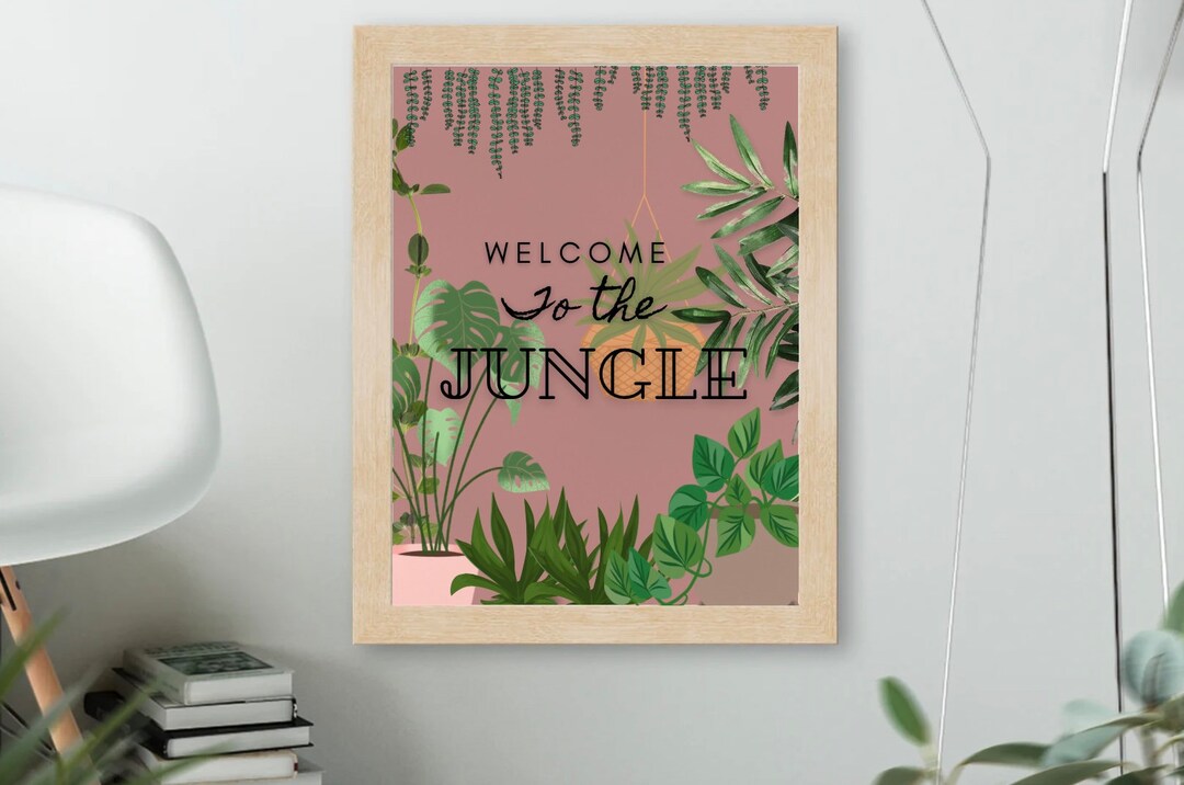Welcome to the Jungle Poster - Etsy