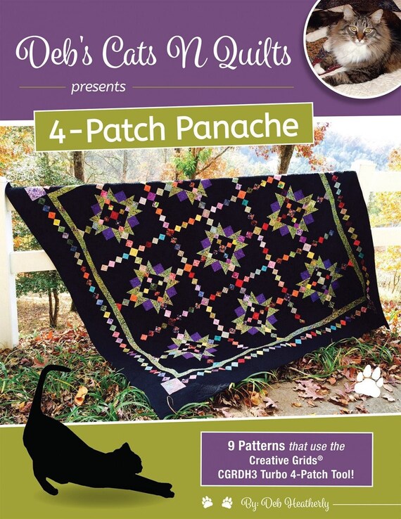 Deb's Cats N Quilt Presents 4-patch Panache by Deb | Etsy