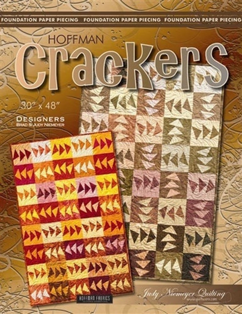 HOFFMAN CRACKERS Foundation Paper Piecing Pattern by Judy Niemeyer ...
