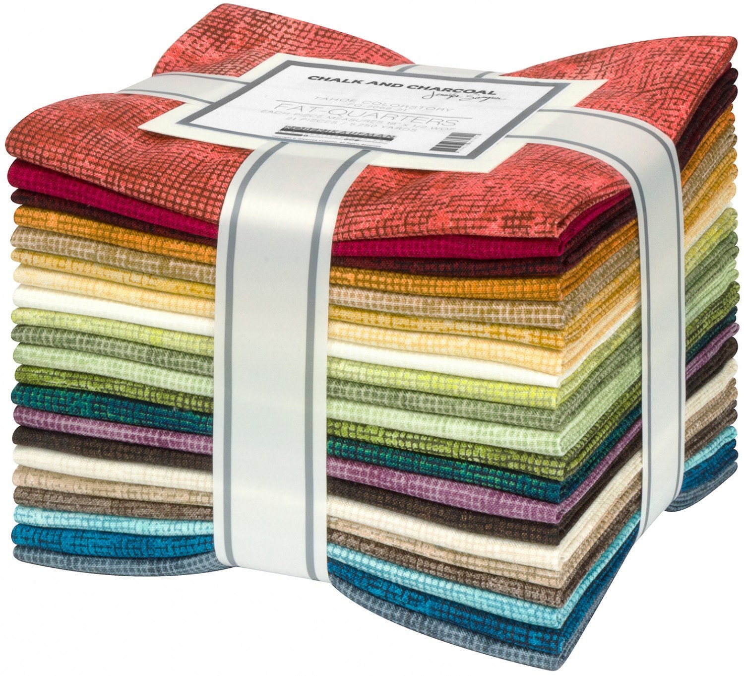 Jennifer Sampou - Chalk and Charcoal Tahoe Colorstory Fat Quarter ...