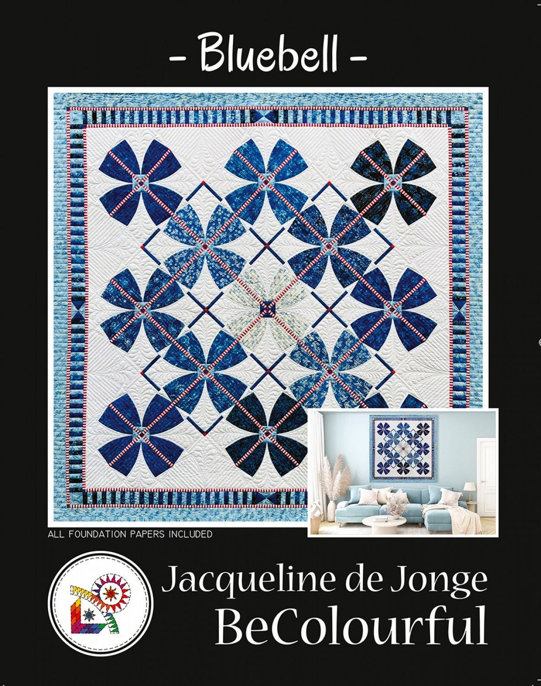 BLUEBELL Pattern by Becolourful - Jacqueline De Jonge - Etsy
