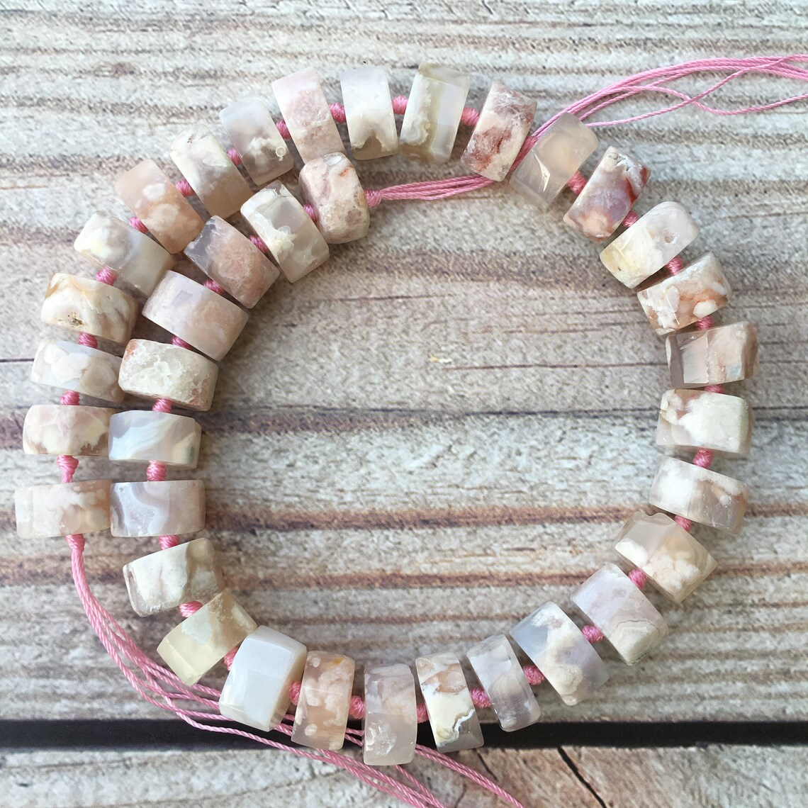 Unique Flower Agate Polished Flower AgateTranslucent Sakura | Etsy