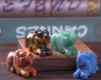 Crystal Tiger Figurine - Etsy