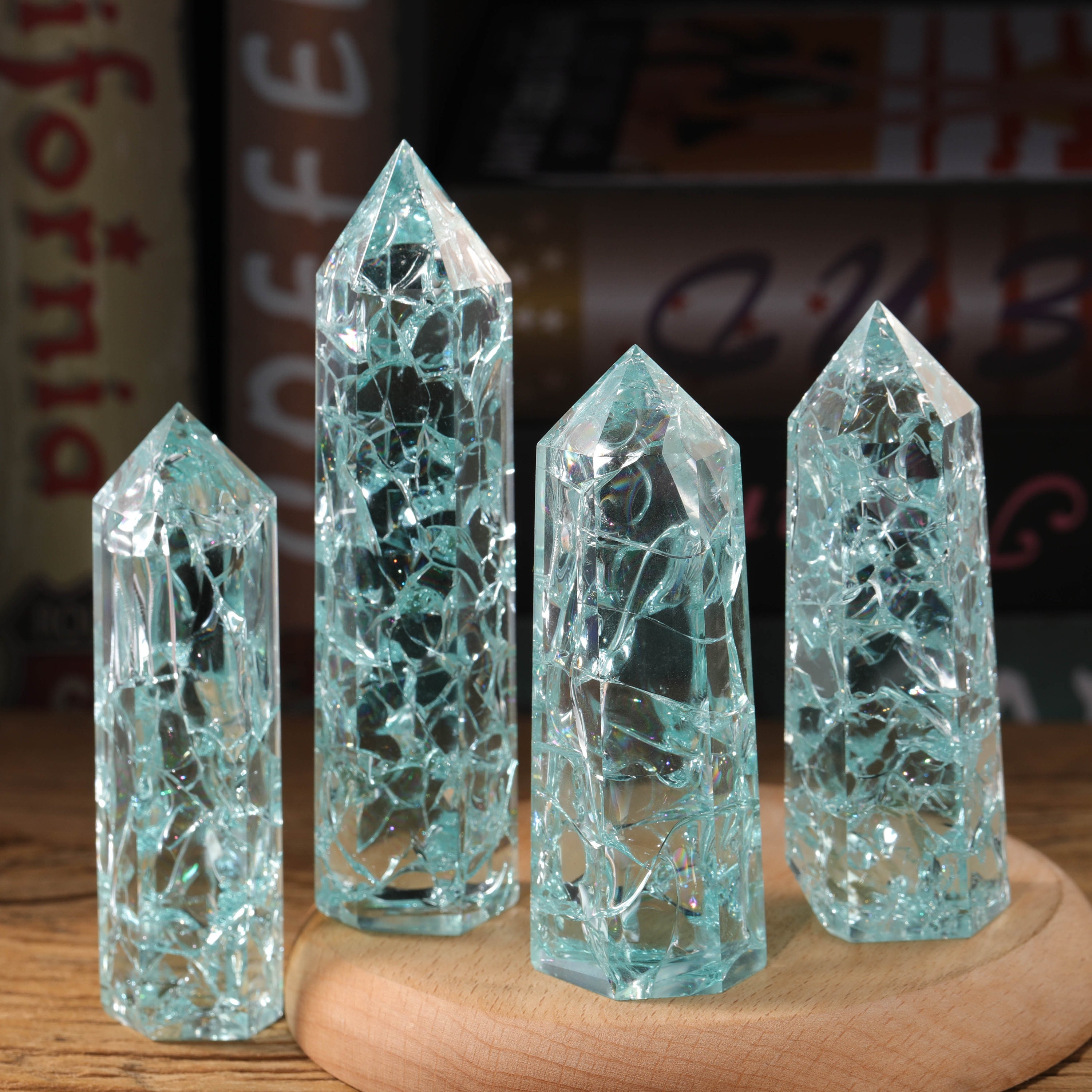 Clear Blue Quartz Crystal