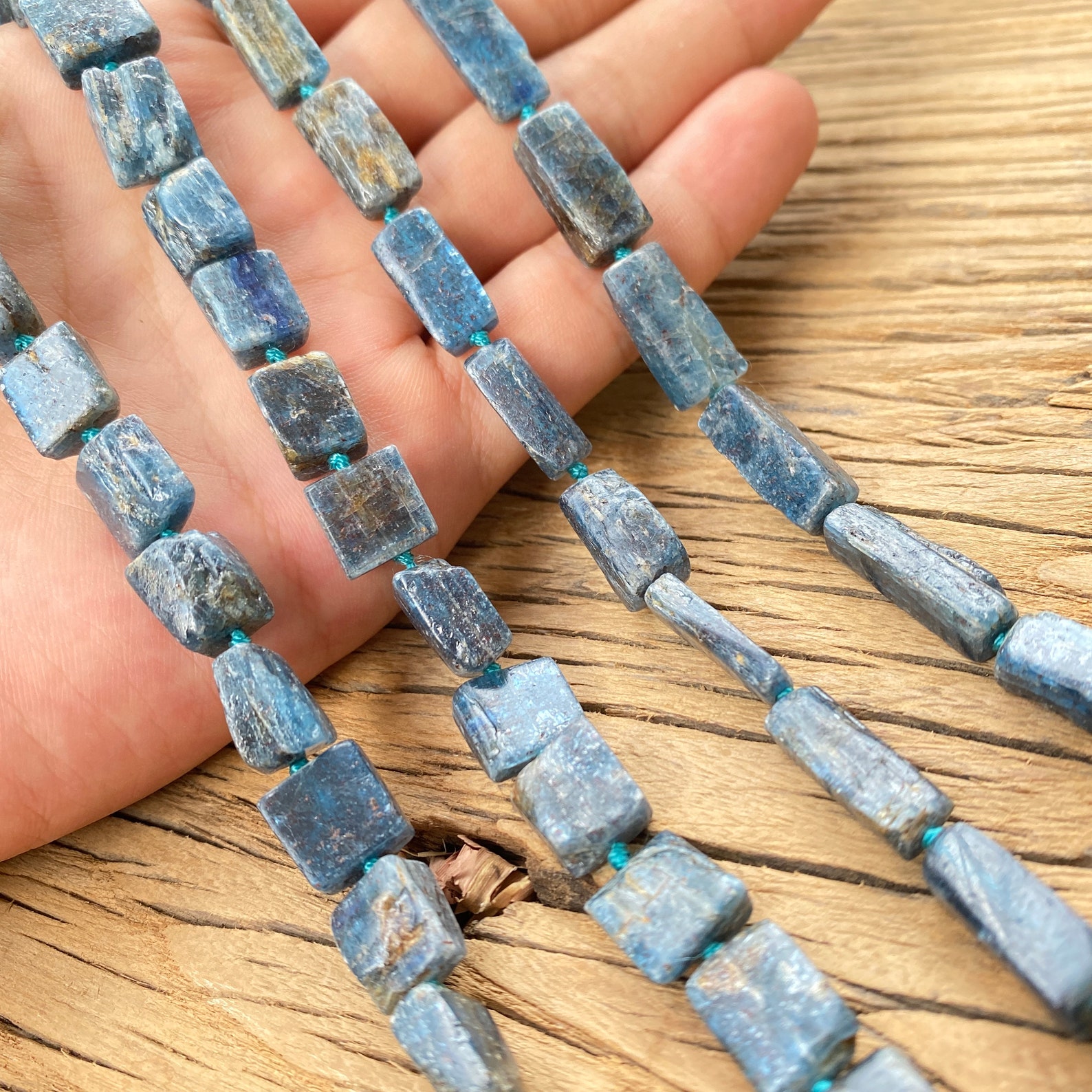 Square Moroxite Beadraw Gemstone Point Beadsrock Quartz - Etsy UK