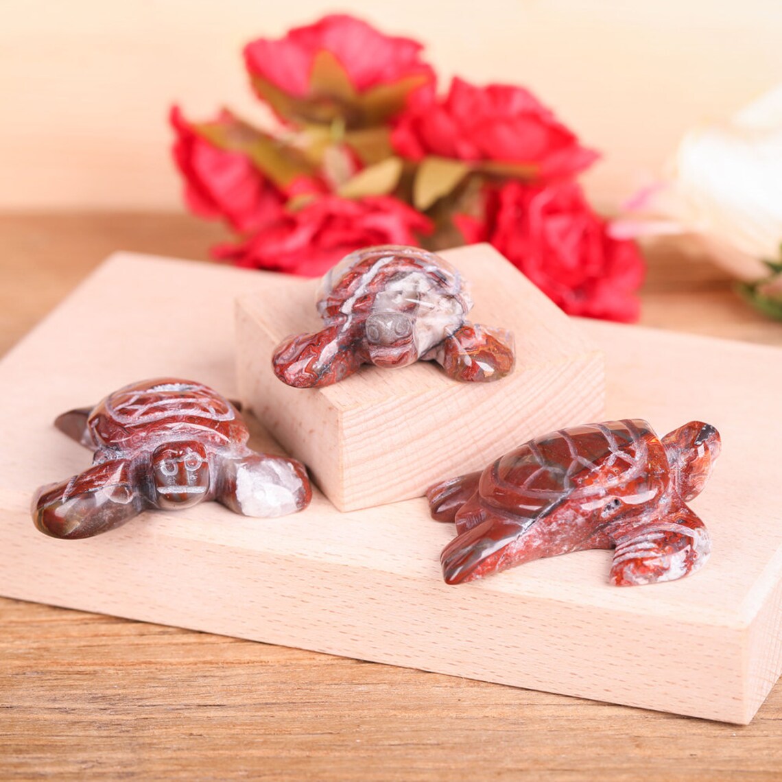 Hand Carved Gemstone Tortoise Figurinepersian Gulf Agate - Etsy