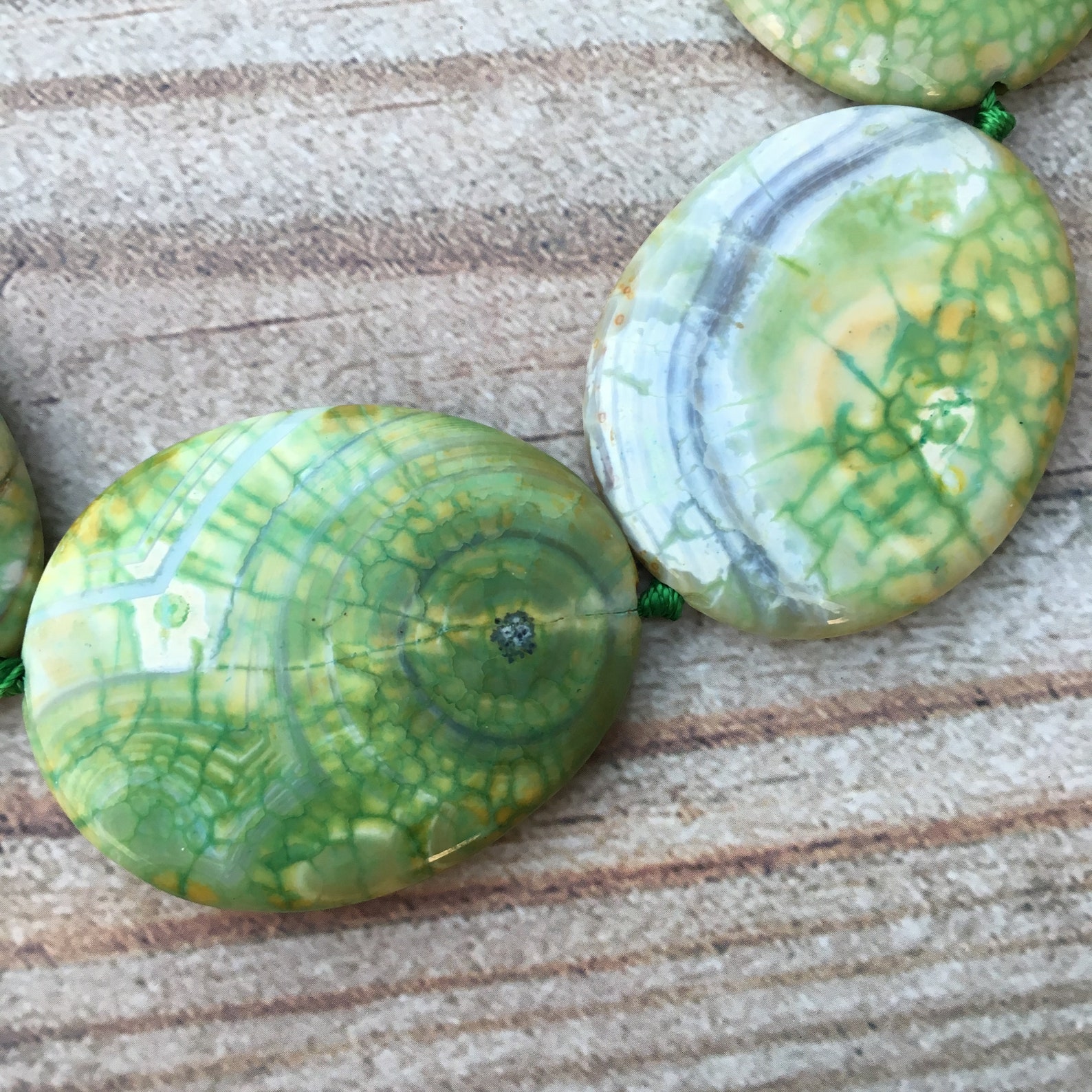 Dragon Veins Agate Large Flat Oval Agate Slab Beadsnatural - Etsy