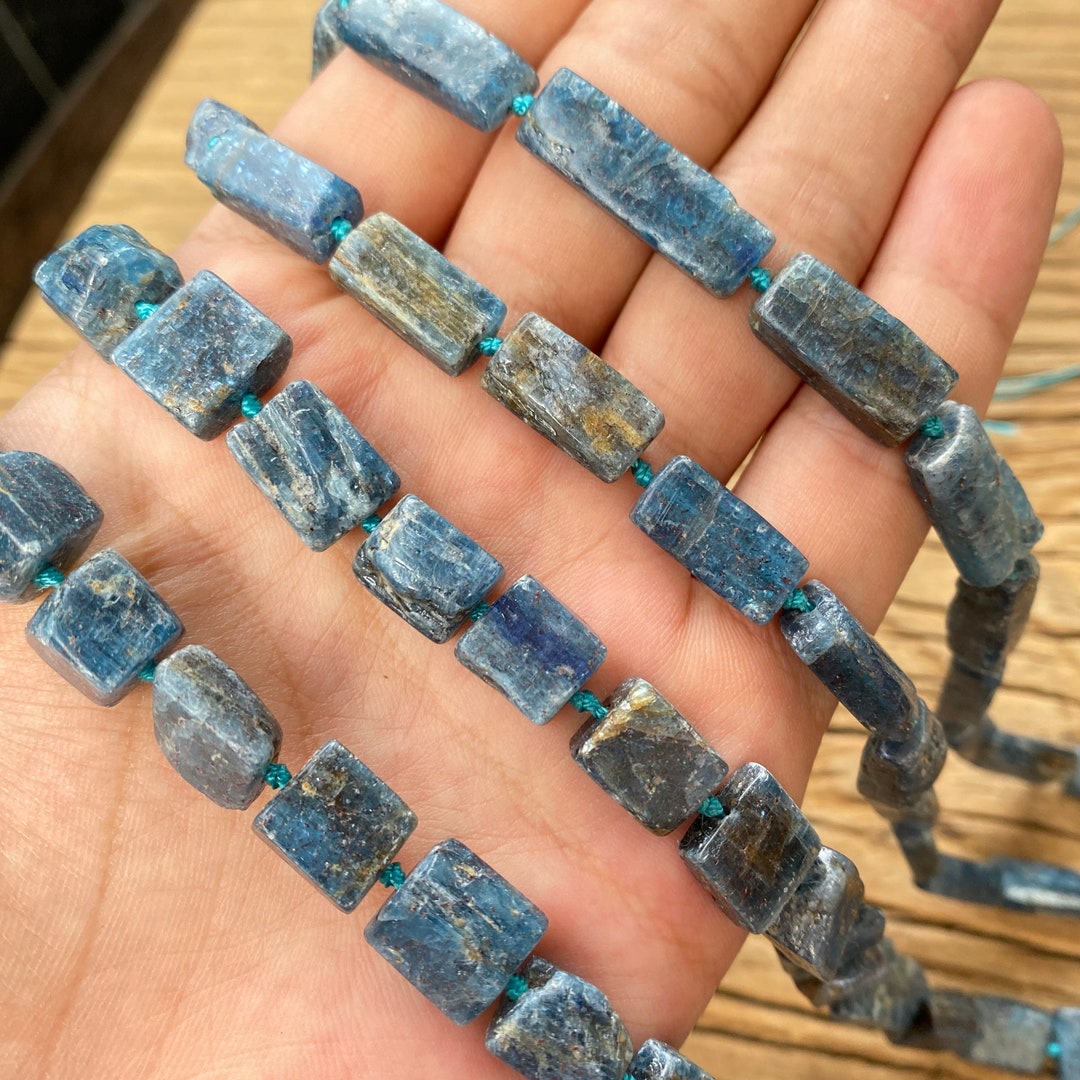 Square Moroxite Beadraw Gemstone Point Beadsrock Quartz - Etsy UK