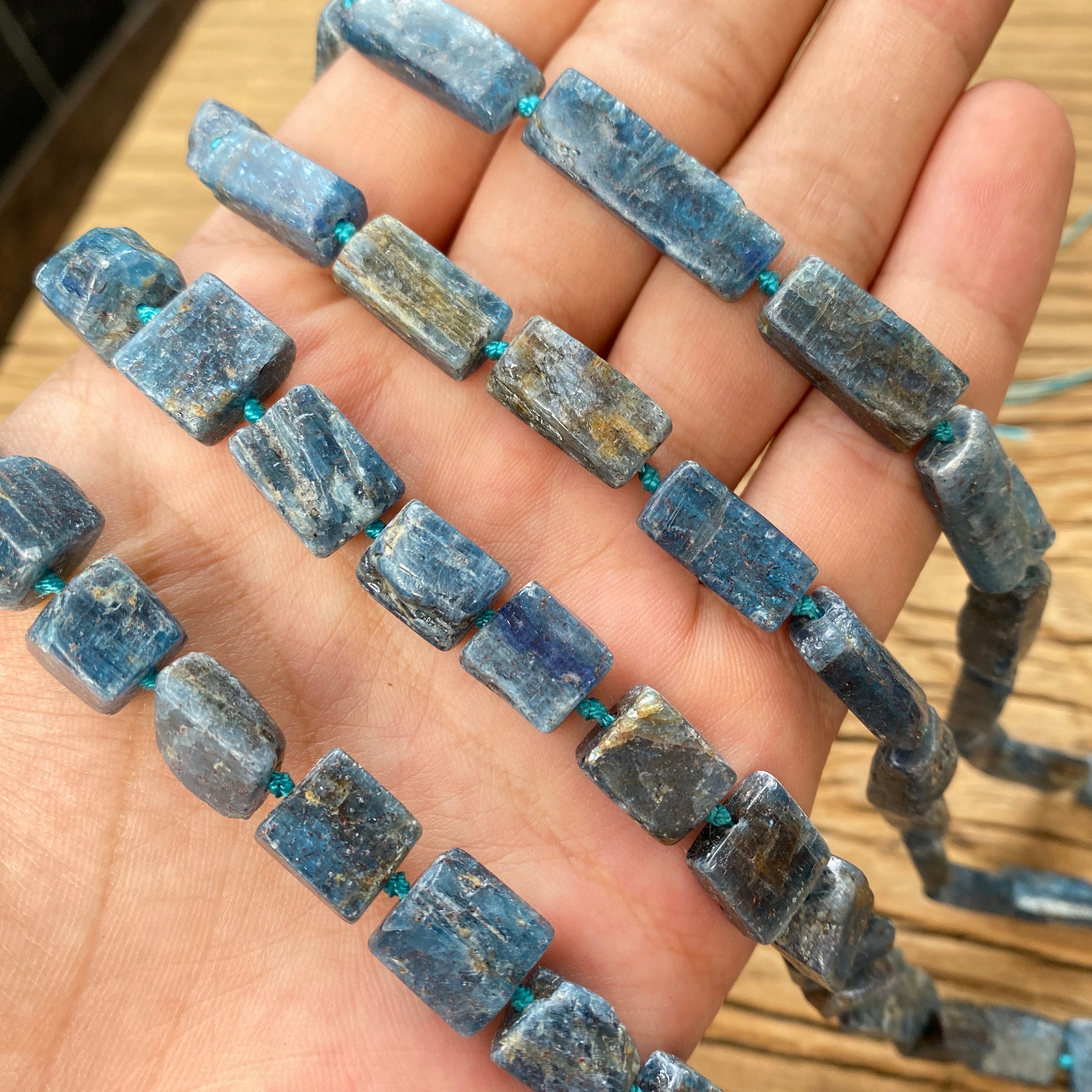 Square Moroxite Beadraw Gemstone Point Beadsrock Quartz - Etsy UK