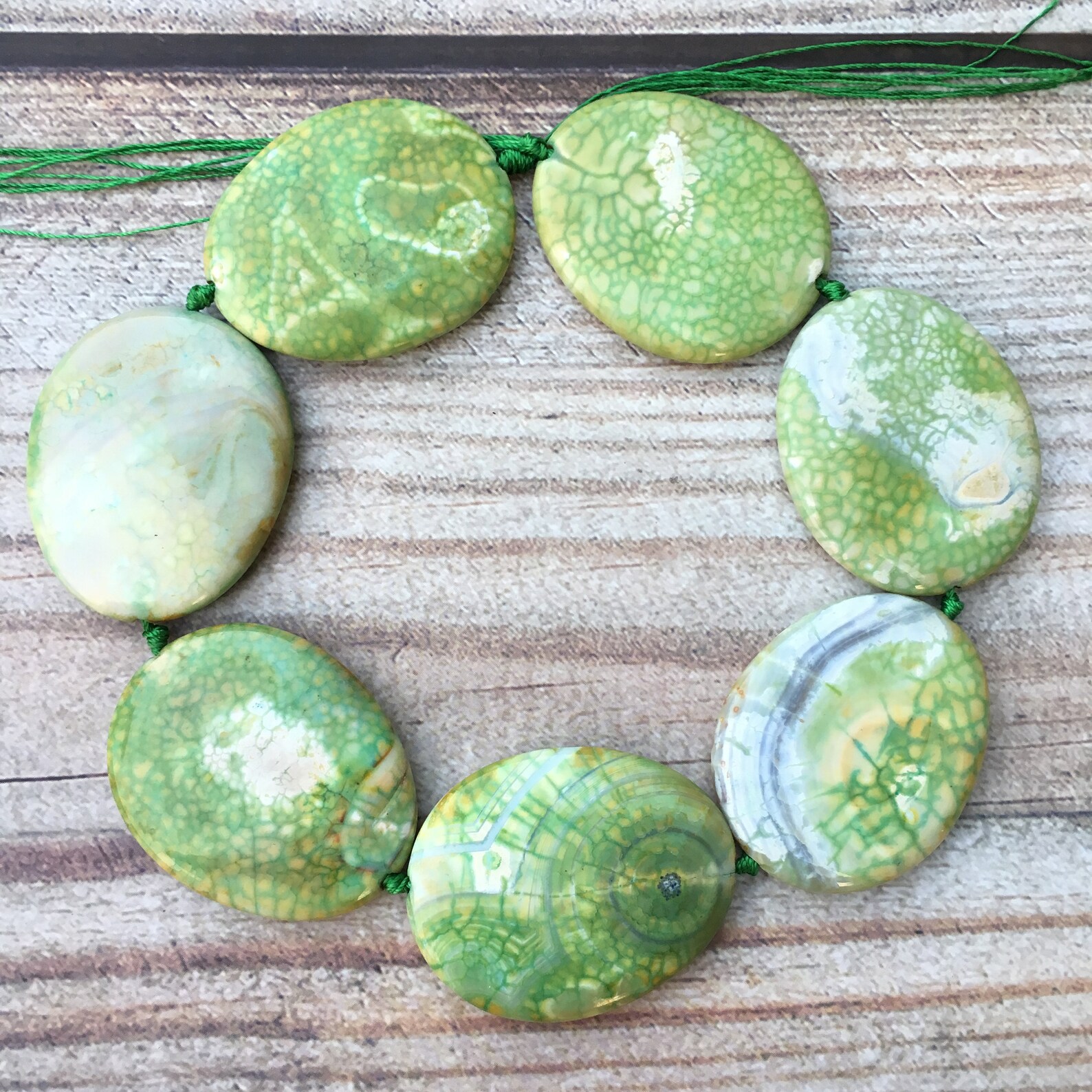 Dragon Veins Agate Large Flat Oval Agate Slab Beadsnatural | Etsy