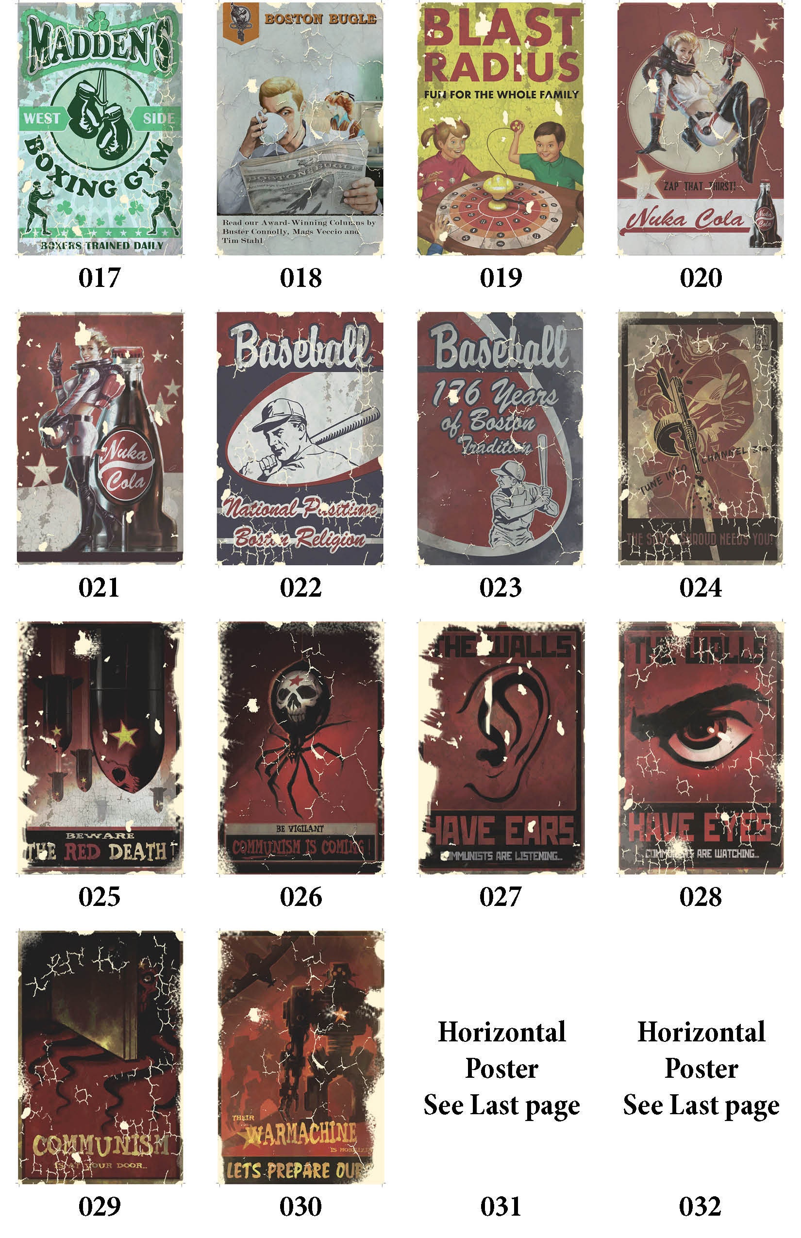 Un-official Handmade Fallout 4 Posters Over 50 to Choose | Etsy