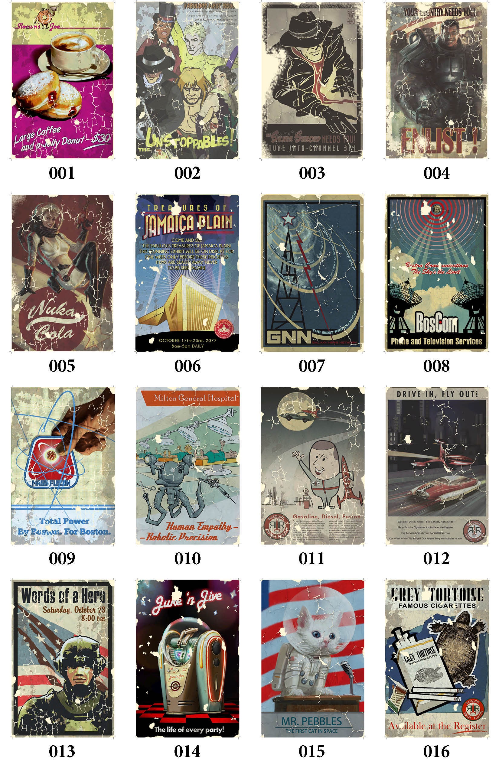 Un-official Handmade Fallout 4 Posters Over 50 to Choose | Etsy