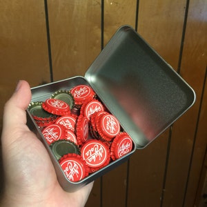 Un-official Handmade Fallout Cap Stash - With or Without Caps - Etsy