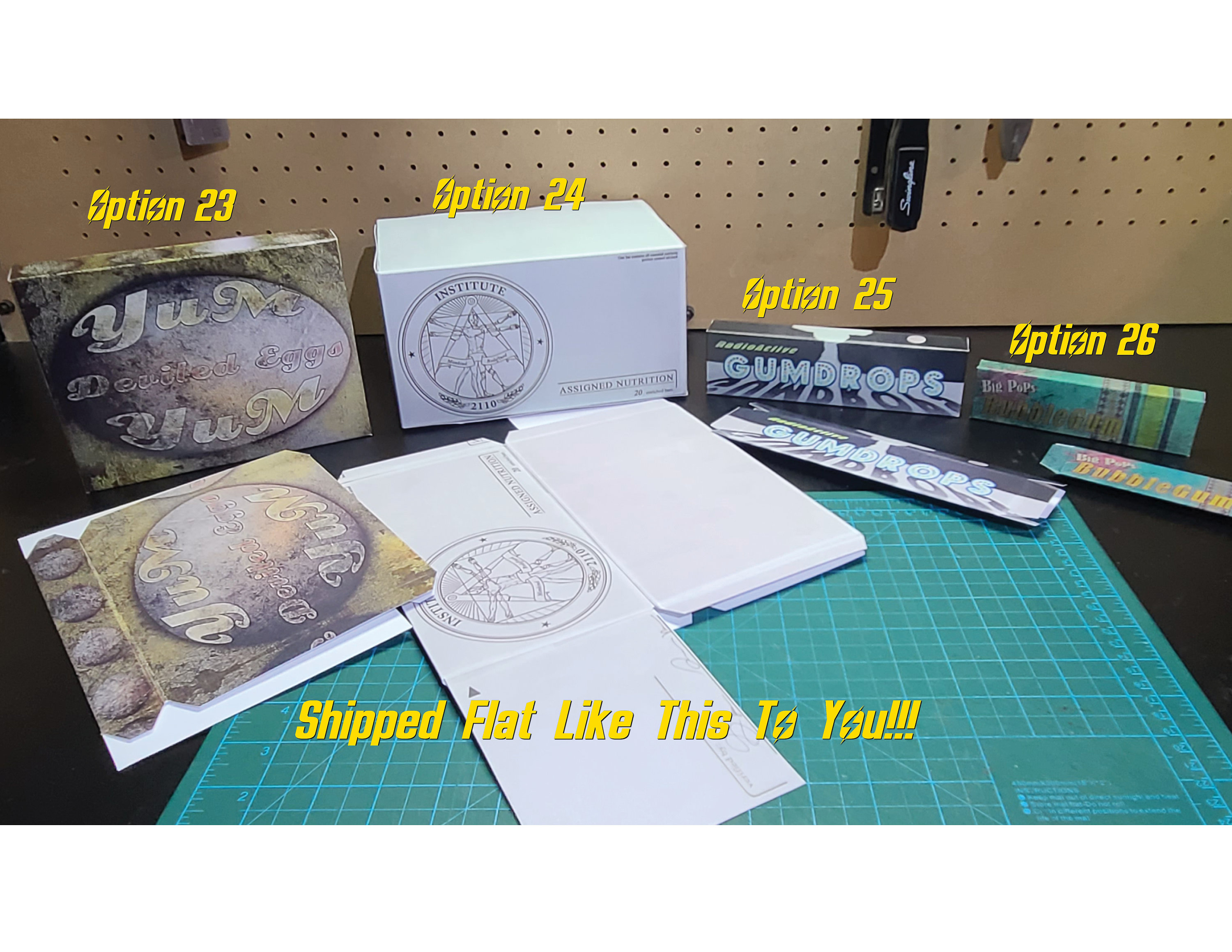 Un-official Handmade Fallout 4 Cardboard Box Props | Etsy