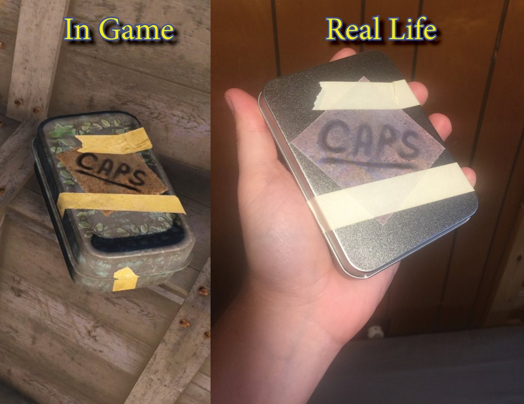 Un-official Handmade Fallout Cap Stash - With or Without Caps - Etsy ...