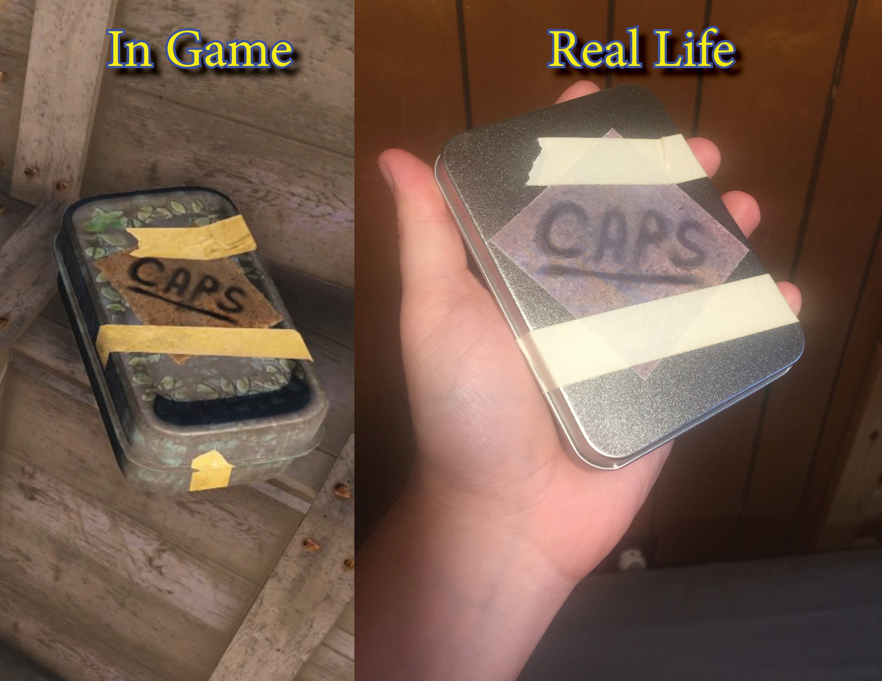 Un-official Handmade Fallout Cap Stash With or Without Caps - Etsy UK