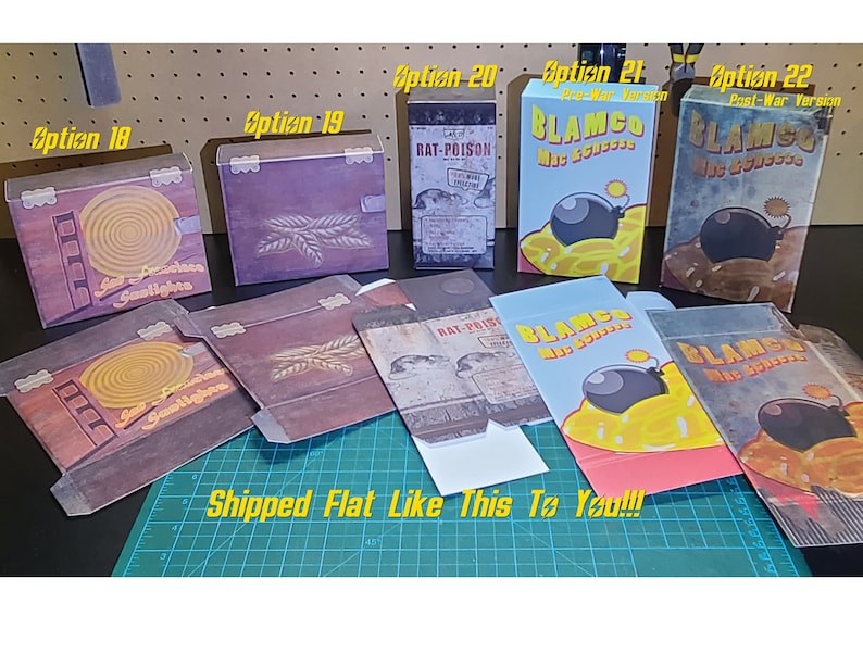 Un-official Handmade Fallout 4 Cardboard Box Props - Etsy