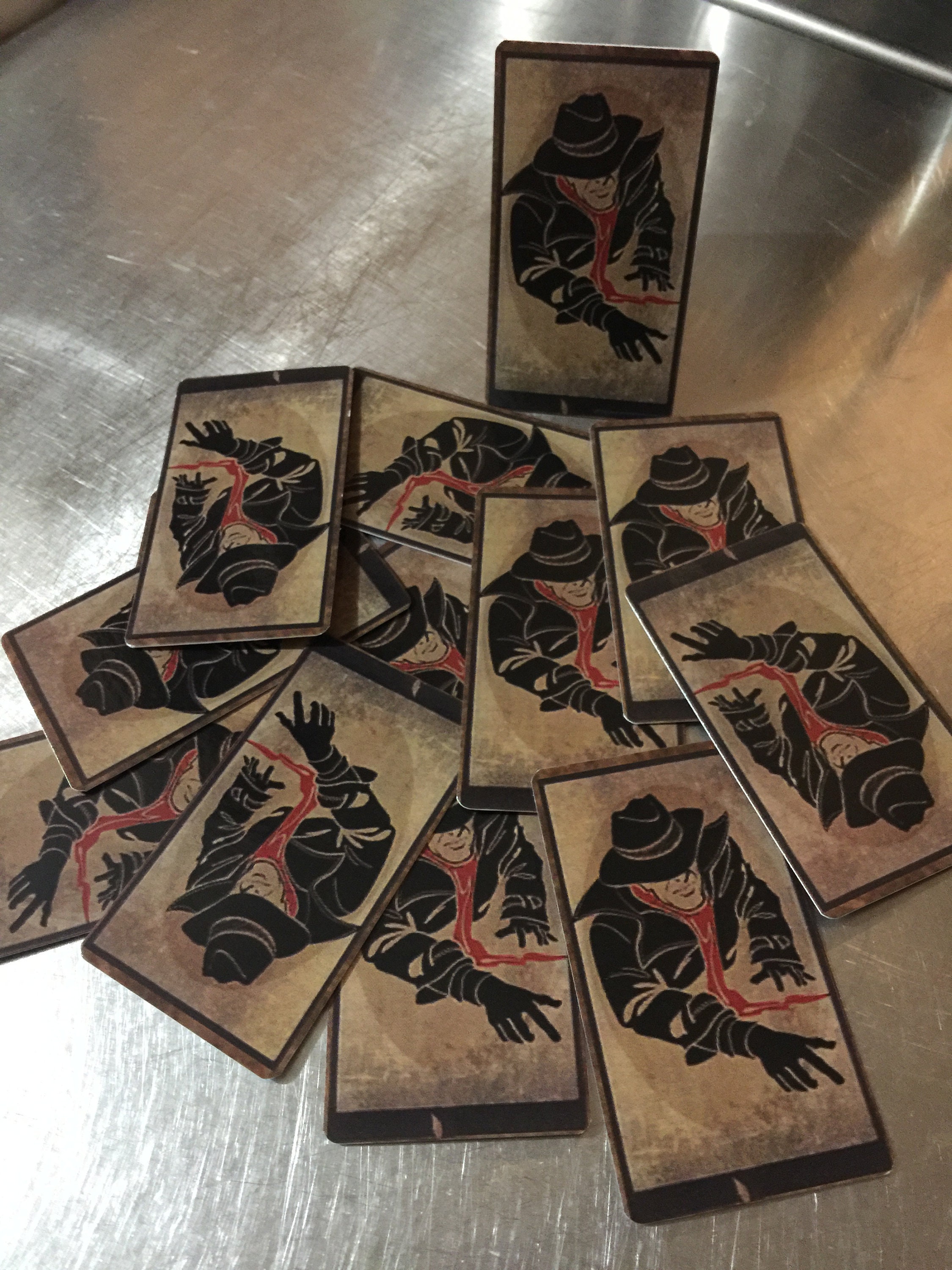 Un-official Handmade Fallout 4 Silver Shroud Calling Cards/business ...