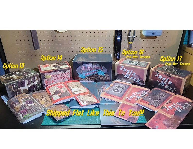 Un-official Handmade Fallout 4 Cardboard Box Props - Etsy Sweden