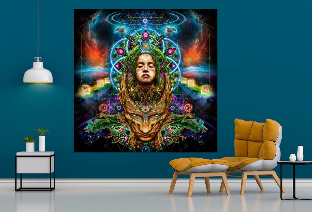 UV Psychedelic Backdrop : "insight" Blacklight Festival Psytrance ...