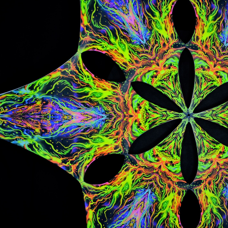 Psychedelic Canopy - Etsy
