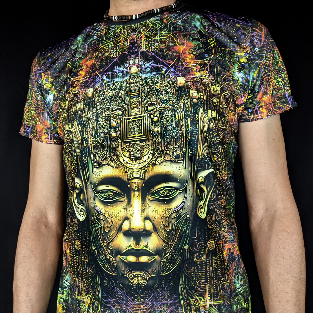 Psy T-shirt Blacklight Buddha State Hallucinations of the Buddha UV ...