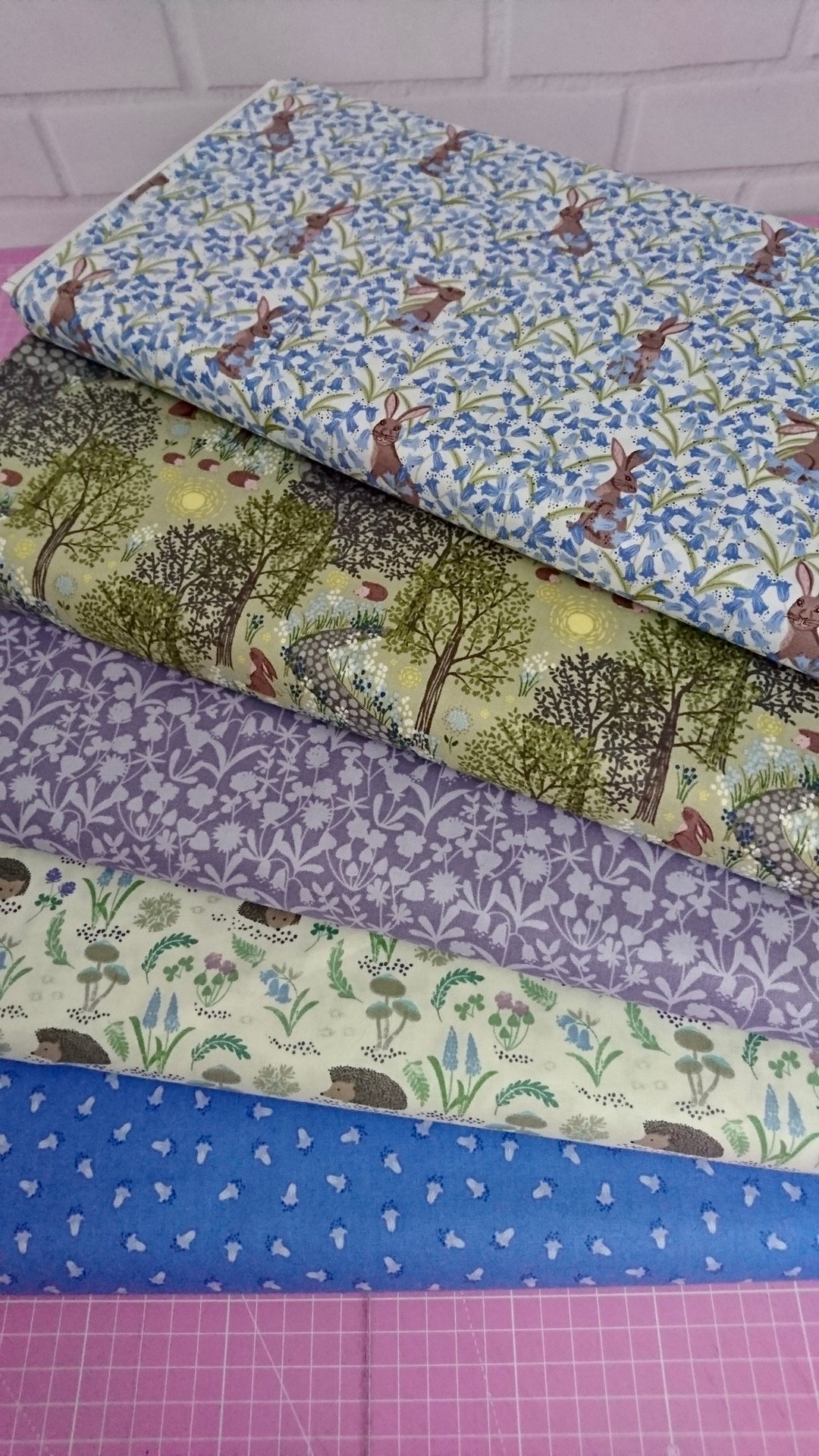 Bluebell Wood Reloved Lewis and Irene Cotton Fabric - Etsy UK