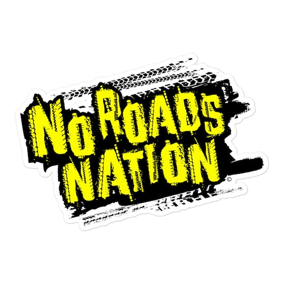 No Roads Nation Official Logo Sticker | Etsy