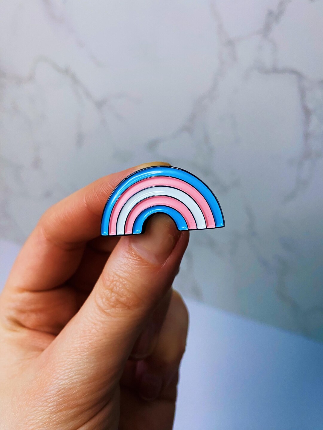 Transgender Enamel Pin LGBT Enamel Pin Pride Enamel Pin Rainbow Pin ...