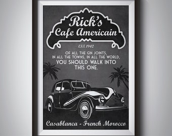 Casablanca Sign | Etsy