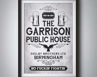 Peaky Blinders Sign | Etsy