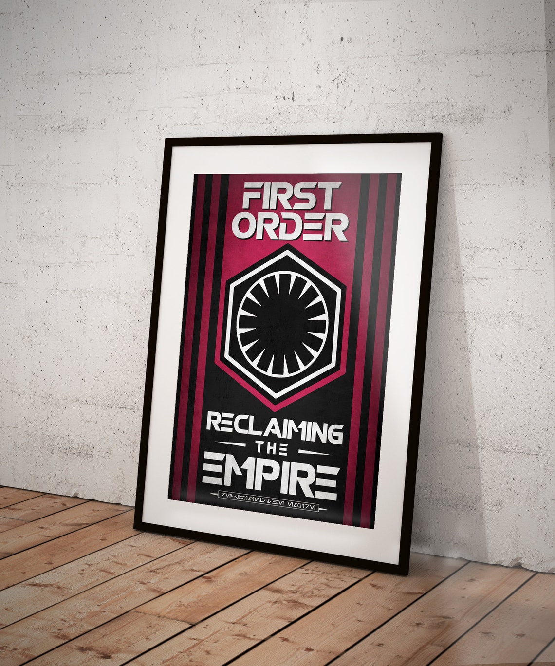 Star Wars Poster Propaganda First Order Flag Movie Print | Etsy