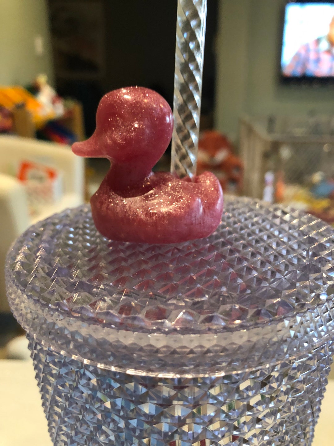 Handmade Duck Straw Topper - Etsy