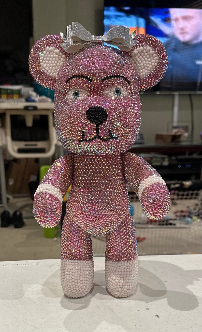 Handmade Bling Rhinestone Bedazzled Bejeweled, Brick Figurine, Diamond ...