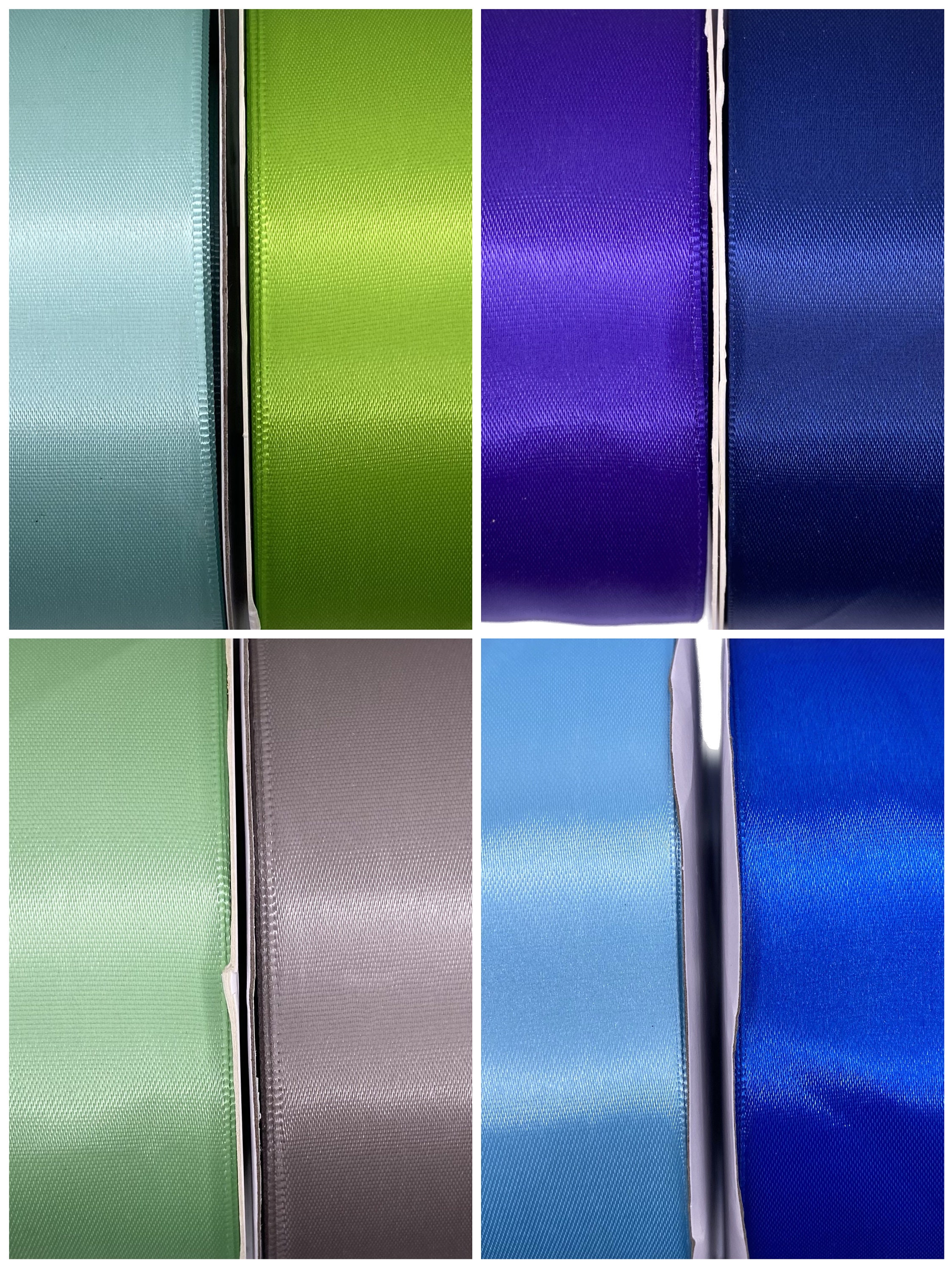 1 1/2 Inch Satin Ribbon 50 Yards Spool Single-faced 16 Colors Satin ...