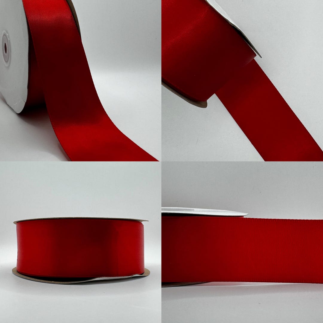 1 1/2 Inch Satin Ribbon 50 Yards Spool Single-faced - 14 Colors Satin ...