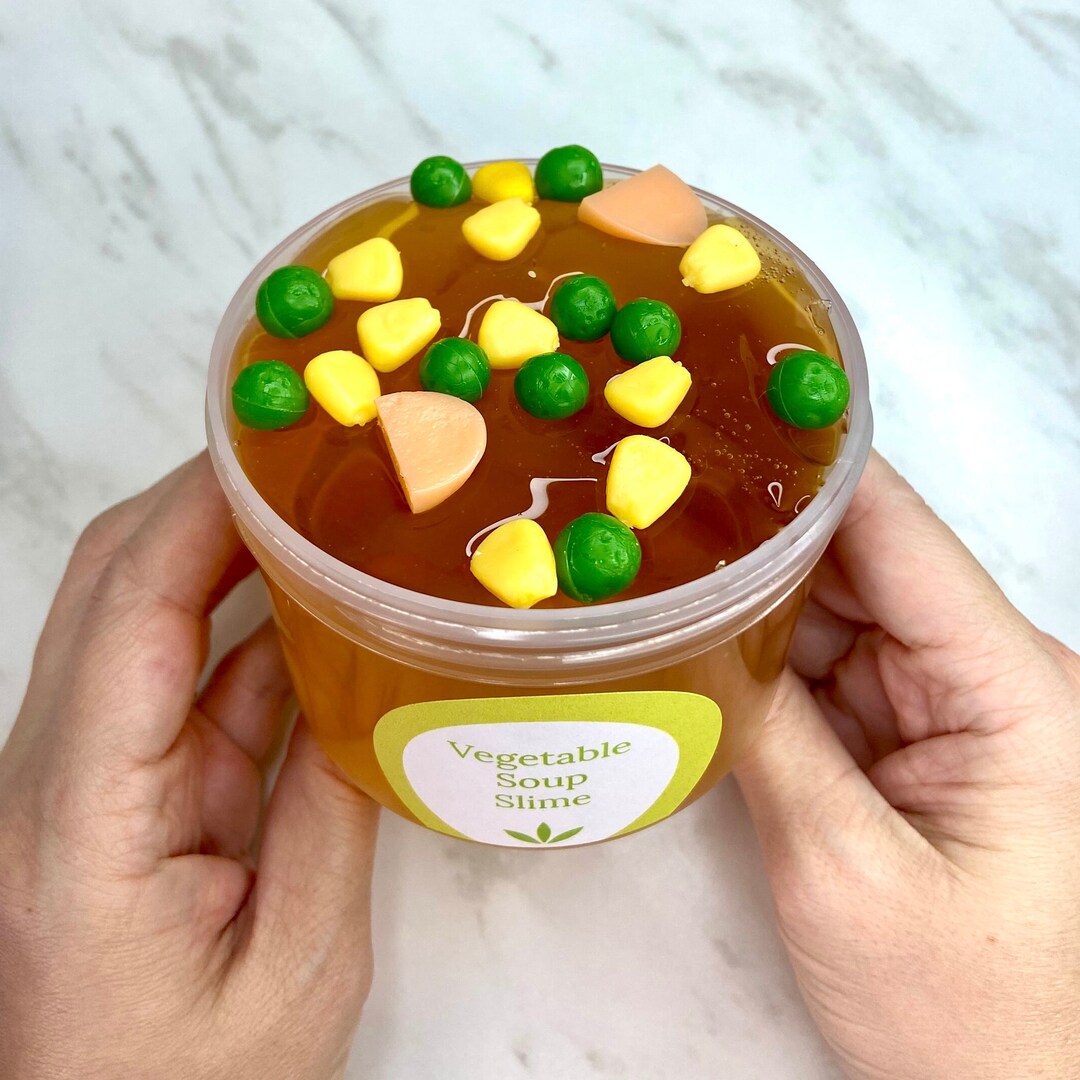 Vegetable Soup Slime Food Slime Savory Slime Slime Clear Slime - Etsy