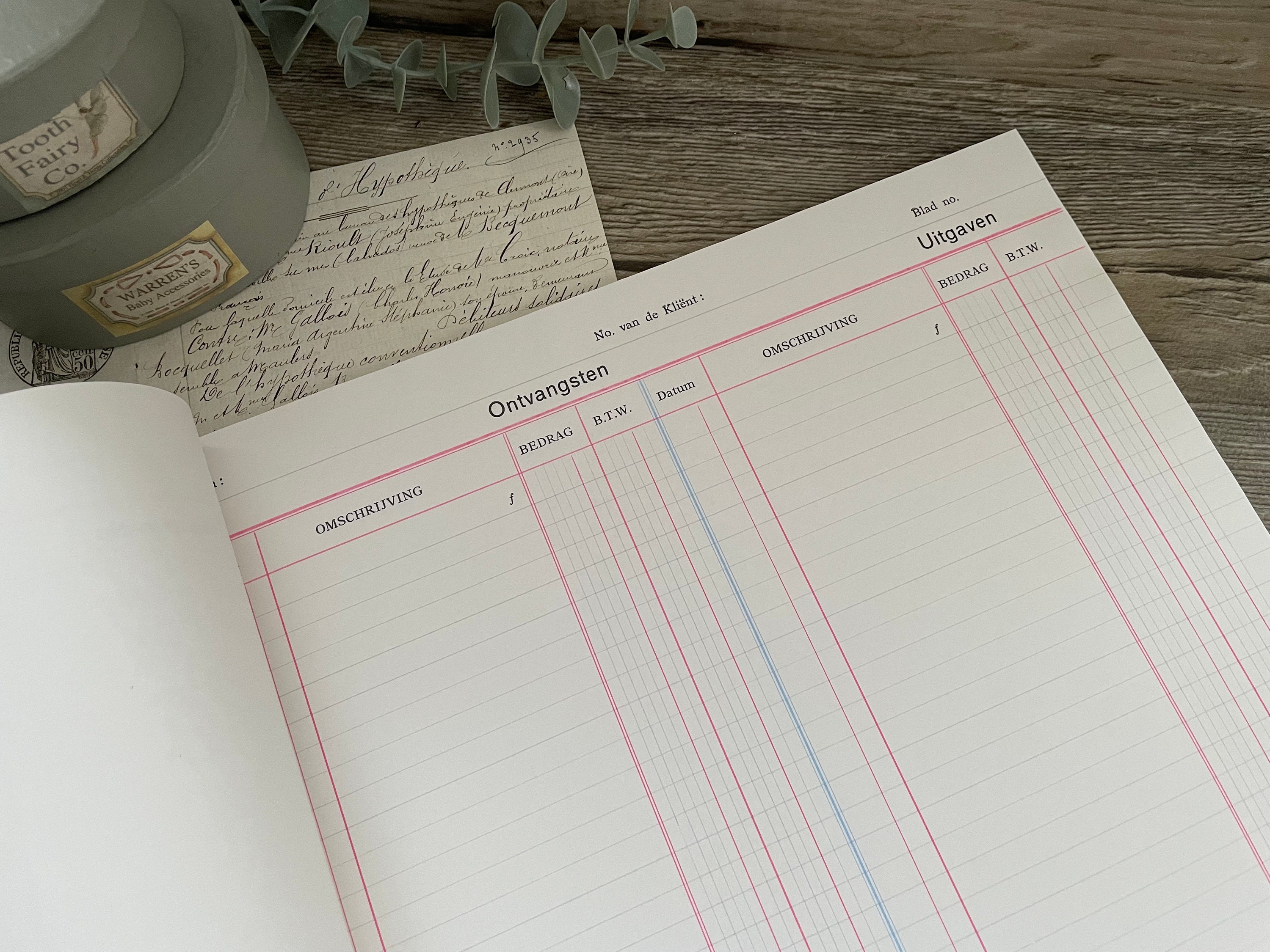 Lovely 1970s Large Size Ledger Book. Great Paper for Junk Journaling ...