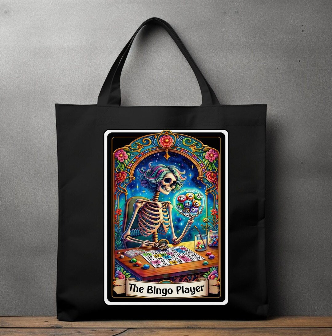 Tote Bag, Tarot Card, Funny Tote Bag, Binge Players Tote Bag, Gift for ...