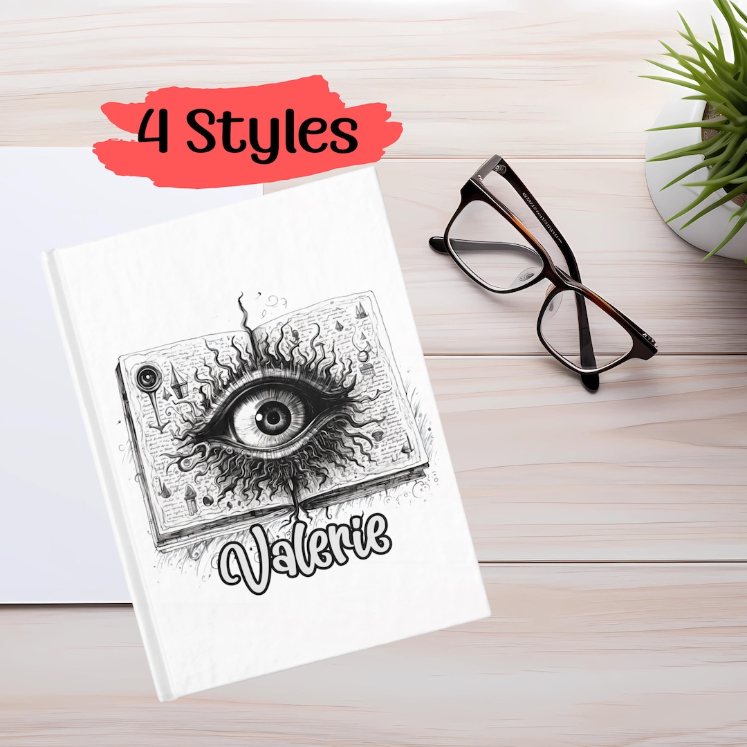 All-seeing Eye Notebook, All-seeing Eye Custom Notebook, Custom Name ...