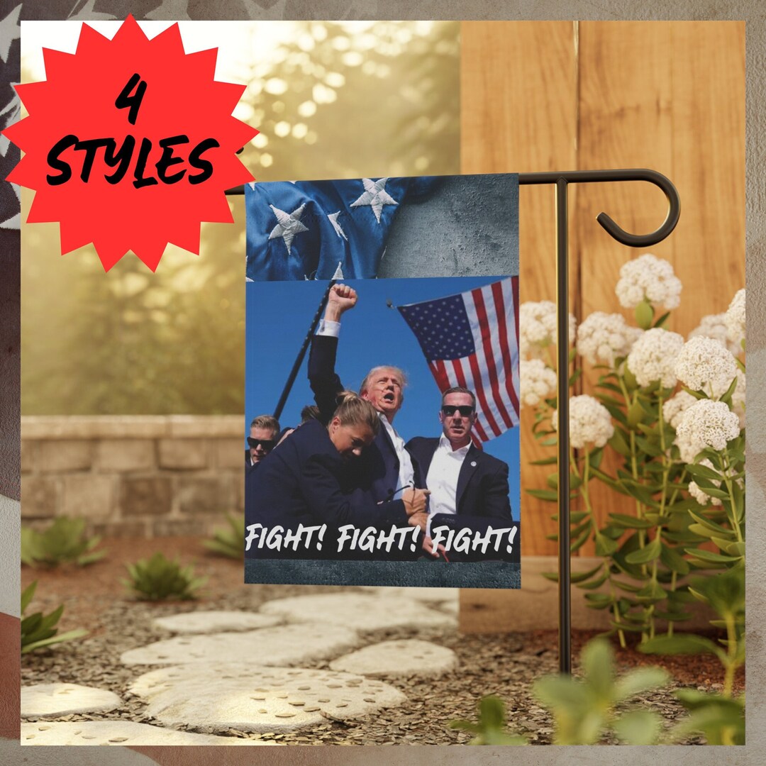 Trump Fight Yard Flag, Trump Garden Flag, Trump 2024 Flag, 2024 Trump ...