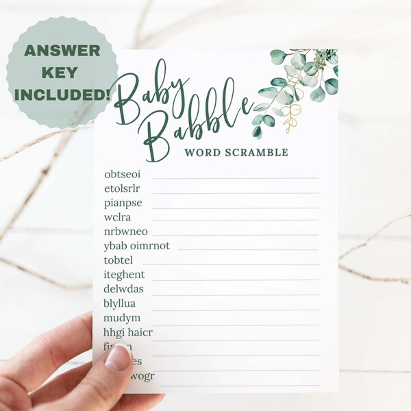 Baby Babble Game - Etsy